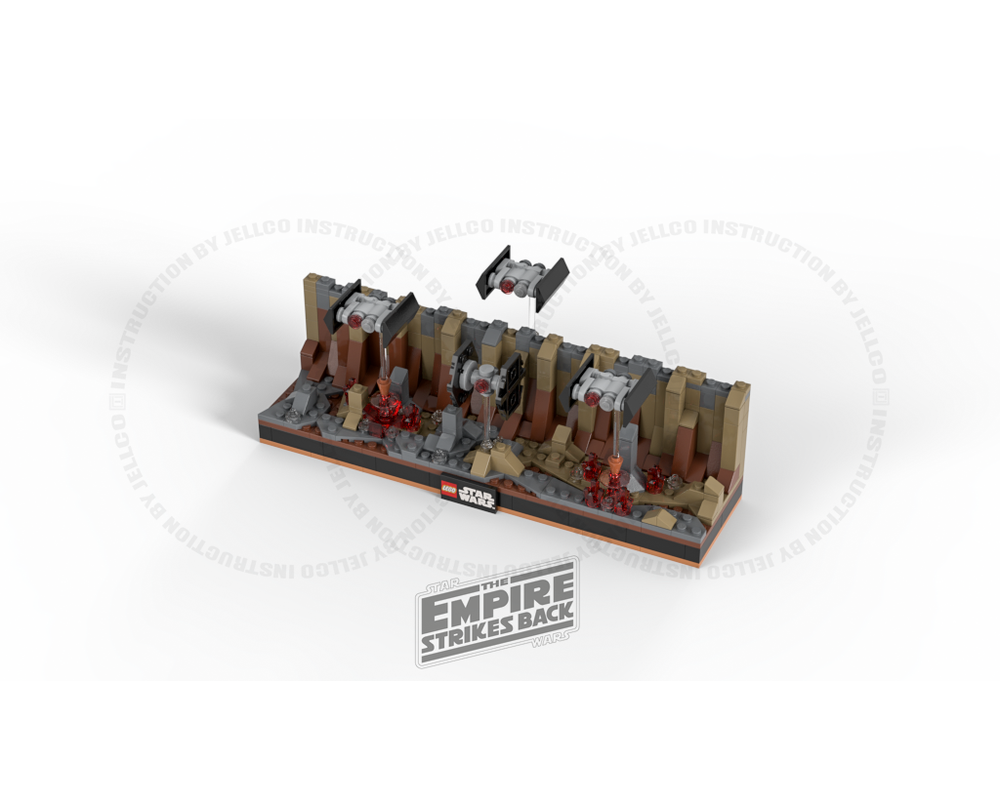 LEGO MOC STARWARS Ultramicro Diorama : Asteroid Field Series PART III ...