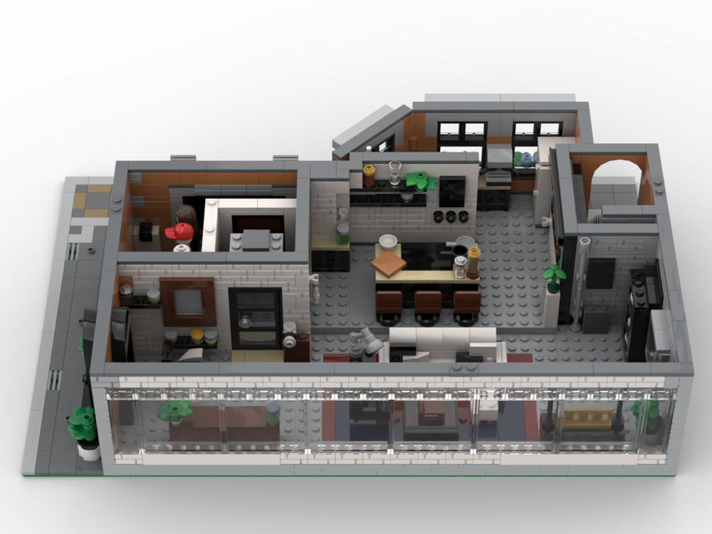Lego Moc Sitcomplex Queer Eye Ground Floor Without Roof By Brick