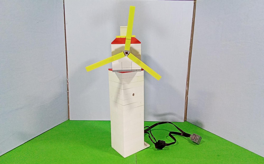 LEGO MOC Wind Turbine by Jimboblimb | Rebrickable - Build with LEGO