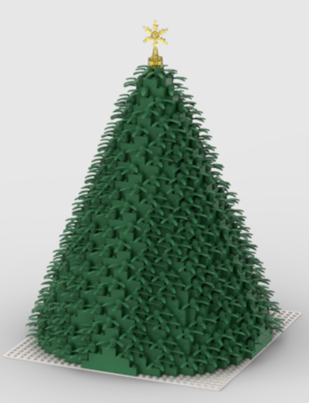 LEGO MOC Winter Village Christmas Tree by leggomason | Rebrickable ...
