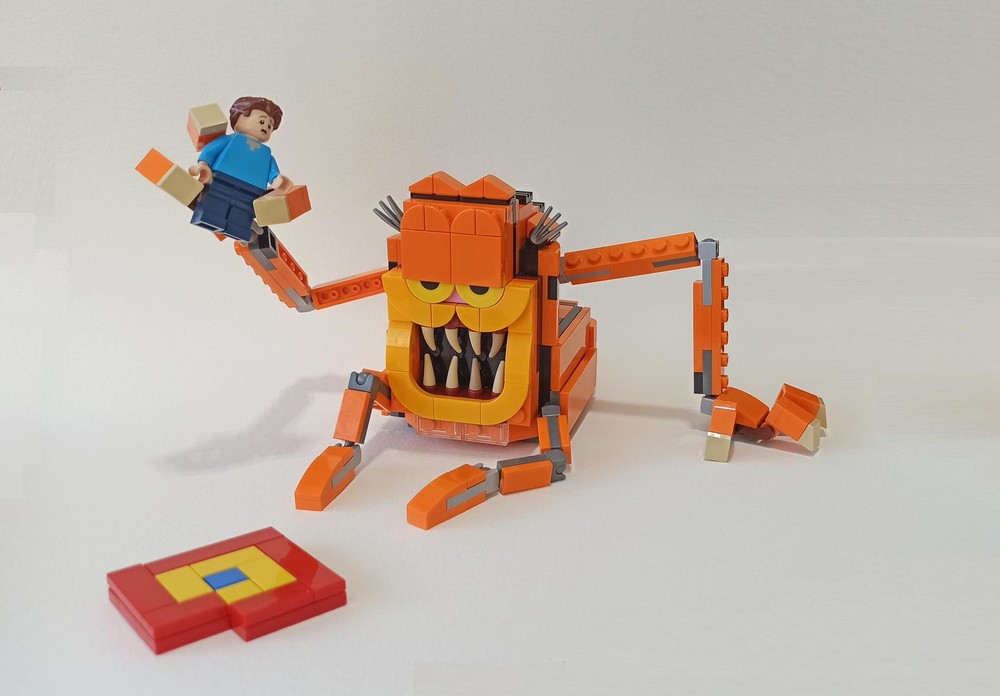 LEGO MOC Garfield / Gorefield figure from "Jon I require lasagna" by ...