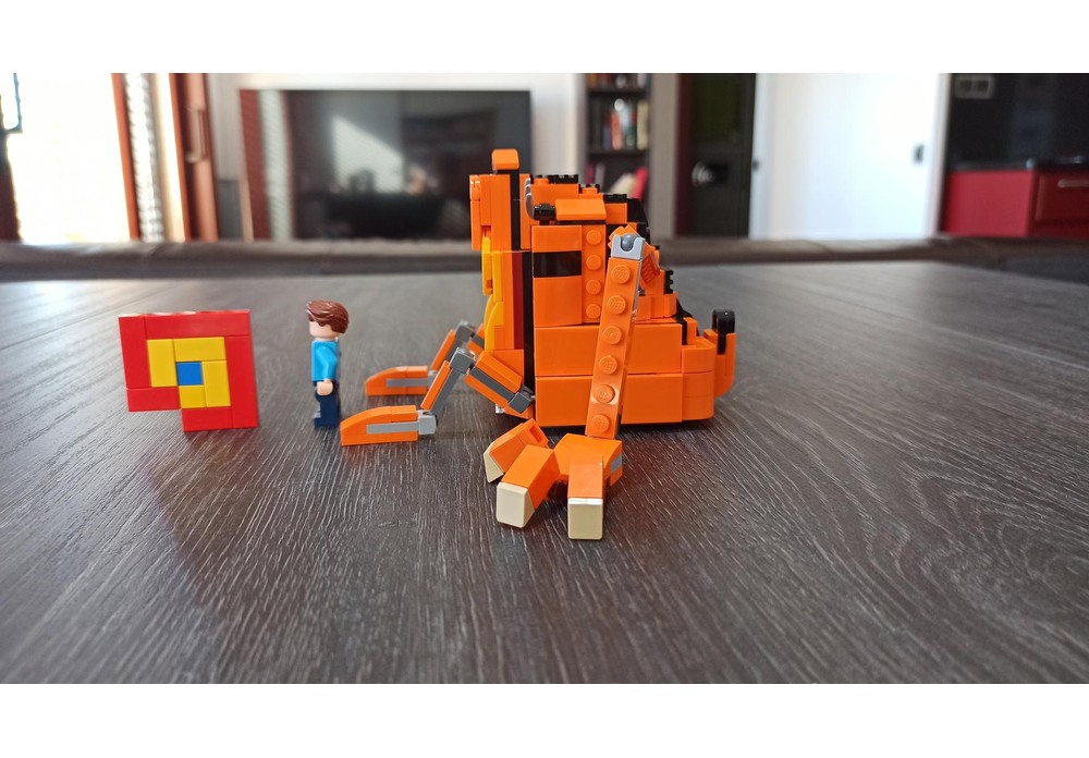 LEGO MOC Garfield / Gorefield figure from "Jon I require lasagna" by ...