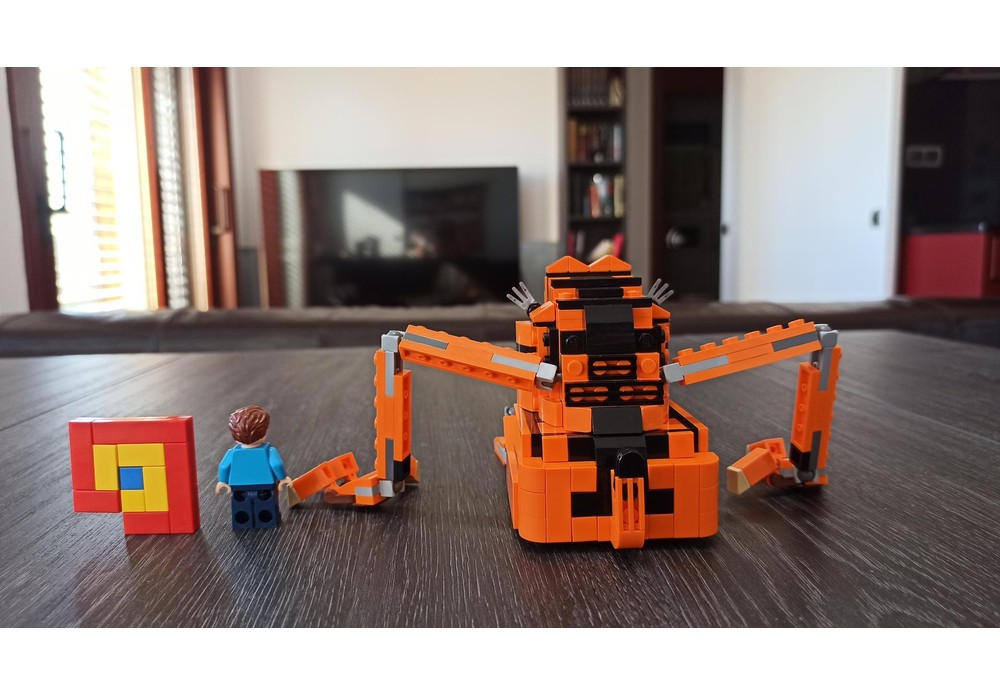 LEGO MOC Garfield / Gorefield figure from "Jon I require lasagna" by ...