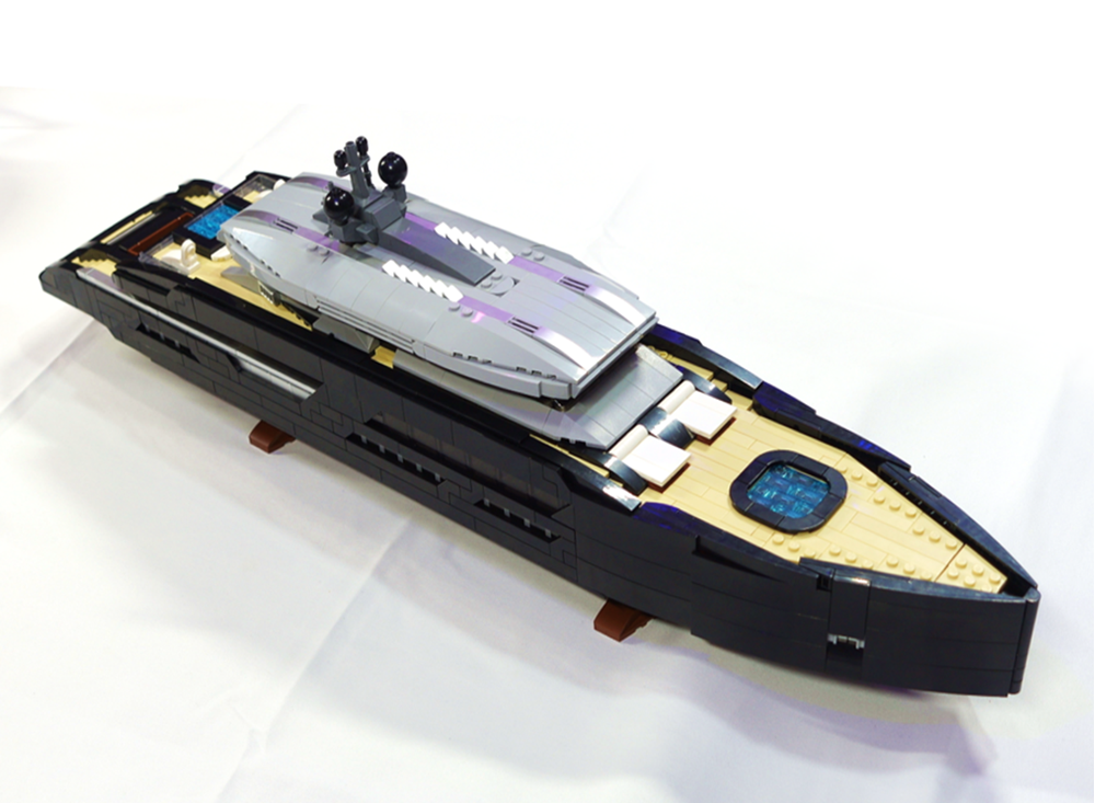 LEGO MOC Midi-Scale Yacht - 2,977 Pcs, Exterior and Interior by ...