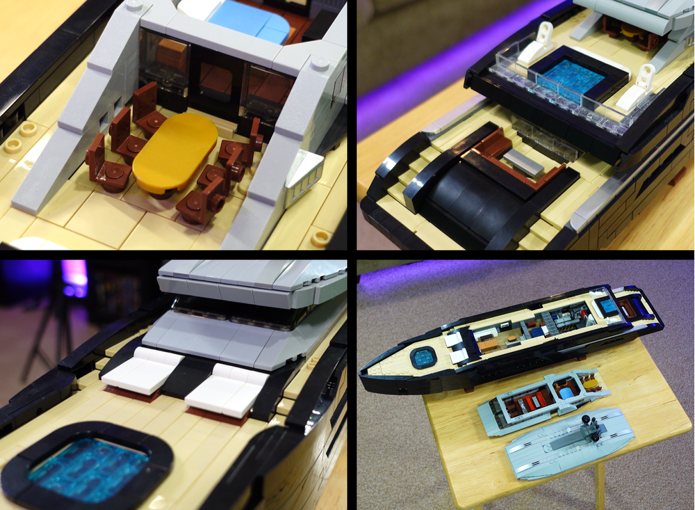 LEGO MOC Midi-Scale Yacht - 2,977 Pcs, Exterior and Interior by ...