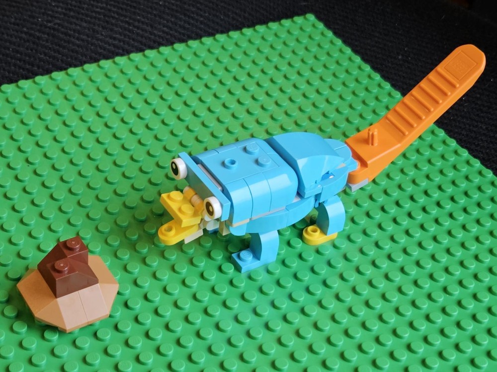 Lego Moc Perry The Platypus By Tneller Rebrickable Build With Lego