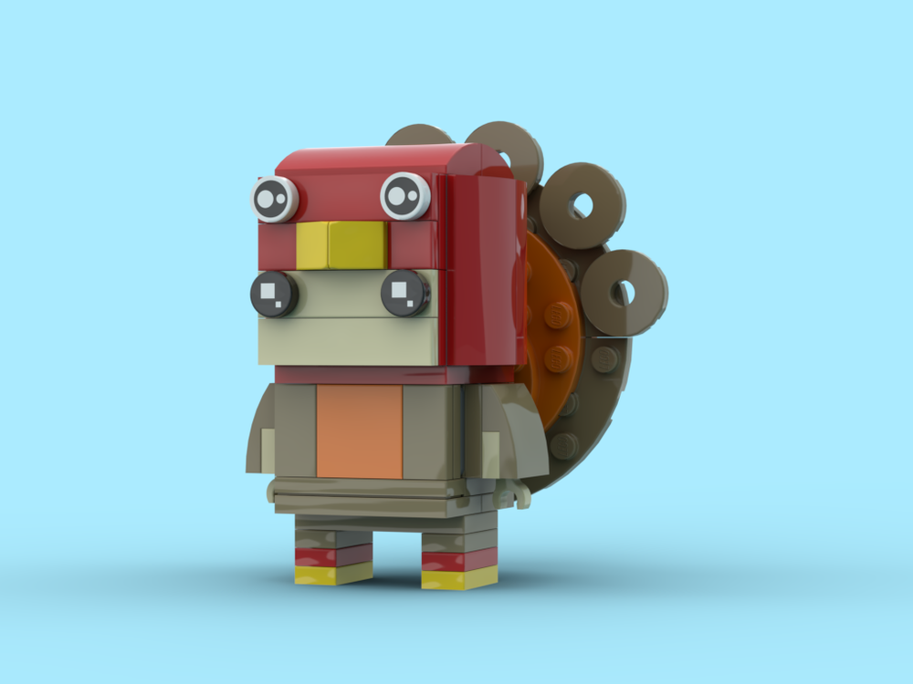 LEGO MOC Turkey Dude by SuperBrickz™ | Rebrickable - Build with LEGO