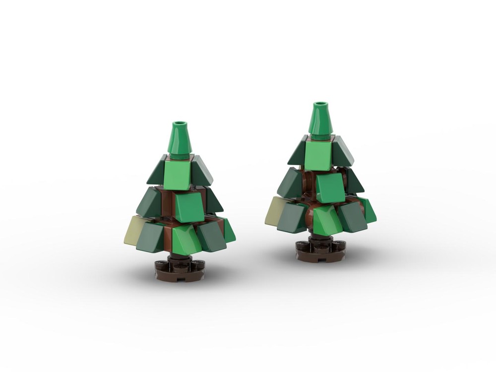 LEGO MOC Mini Christmas Trees by ooz | Rebrickable - Build with LEGO