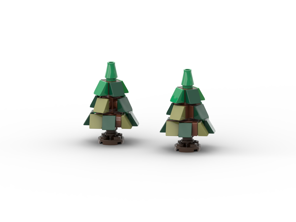LEGO MOC Mini Christmas Trees by ooz | Rebrickable - Build with LEGO