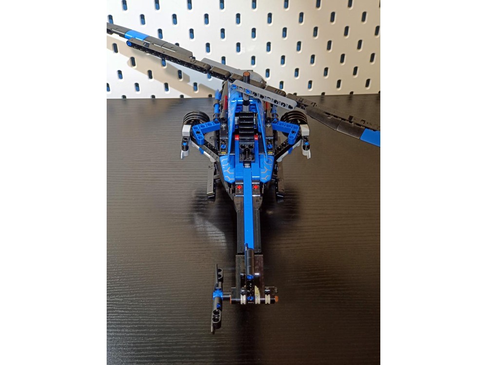 Lego Moc 42123 Model B Police Helicopter By Xaerozkota Rebrickable