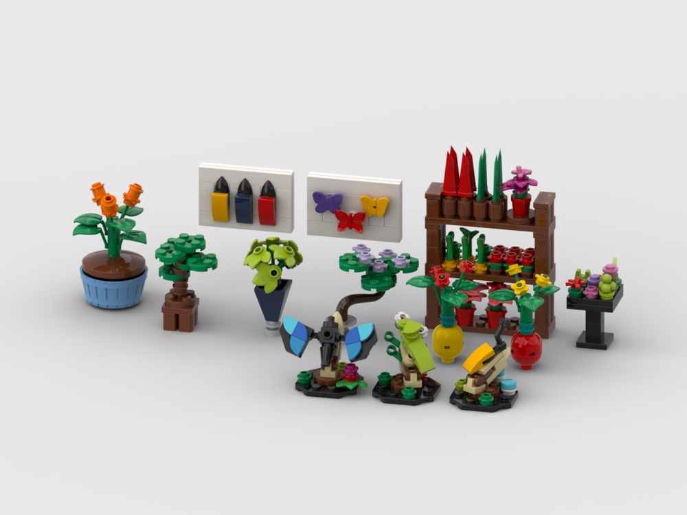 LEGO MOC Botanical elements by gabizon | Rebrickable - Build with LEGO