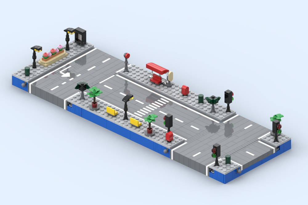 LEGO MOC Micro roads by the_halfangel | Rebrickable - Build with LEGO
