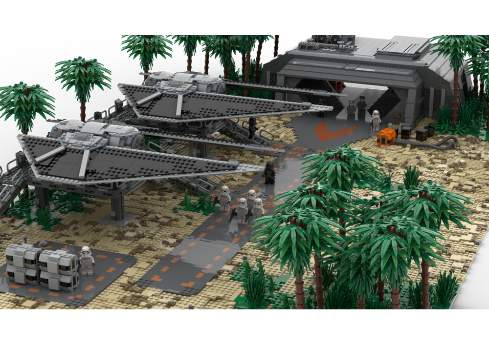 LEGO MOC SW - TIE Striker Landing Pad on Scarif by Sarinoo90 ...