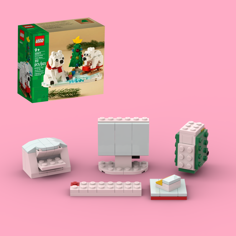 LEGO MOC 40571 Desktop Setup by BrickMasterTimo | Rebrickable - Build ...