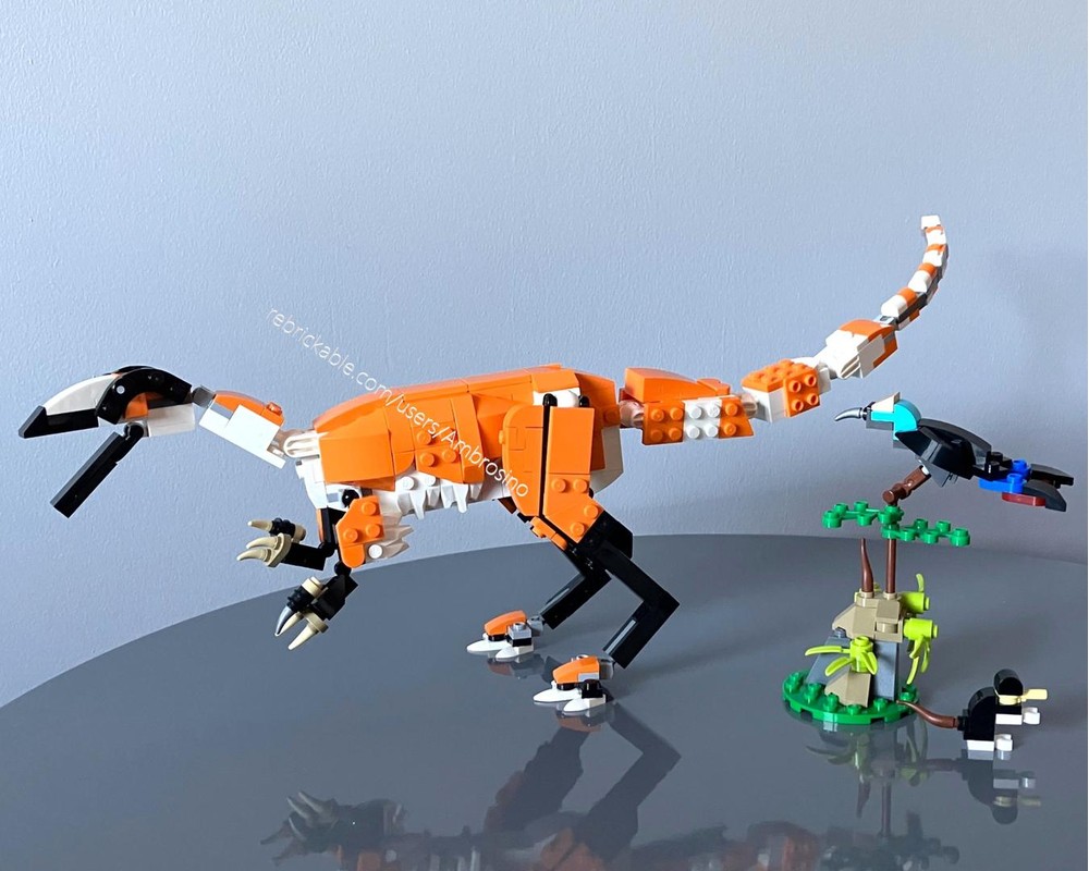 LEGO MOC 31129: real color Sinosauropteryx & friends by Ambrosino ...