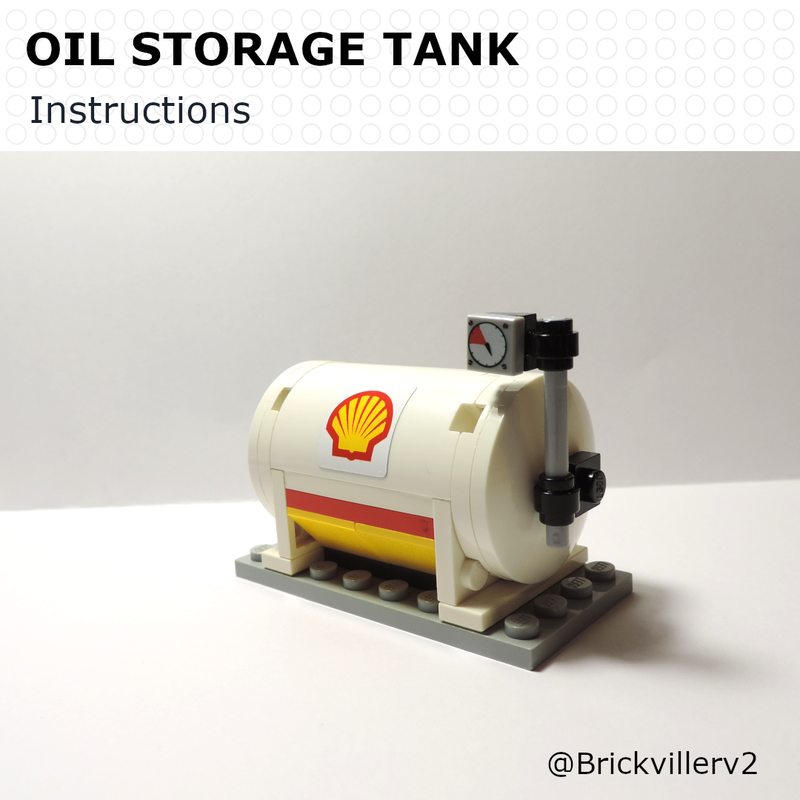 LEGO MOC Oil storage tank by Brickvillerv2 | Rebrickable - Build with LEGO