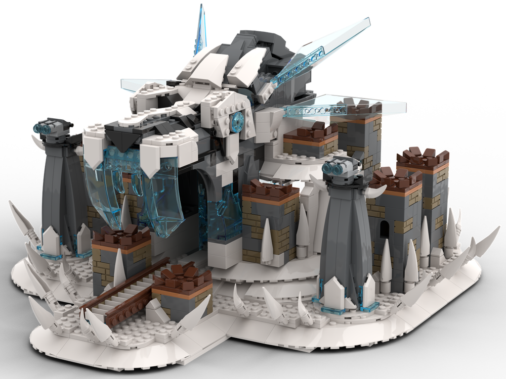 LEGO MOC Sir Fangar's Ice Fortress Rebuild by Enr8gdBoss | Rebrickable ...
