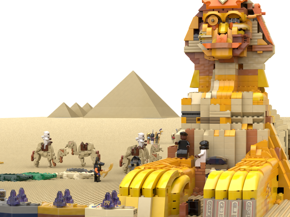 LEGO MOC Great Sphinx of Giza (Cvi Huang) by cvi | Rebrickable - Build ...