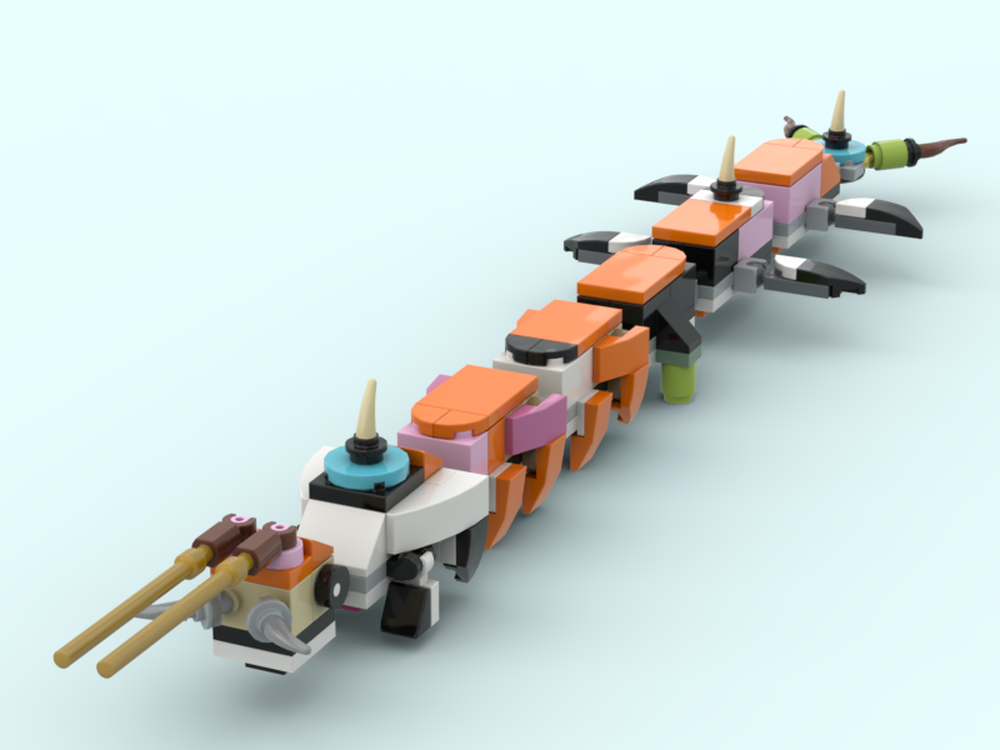 LEGO MOC 31129 Remipede by Pikminfan67 | Rebrickable - Build with LEGO