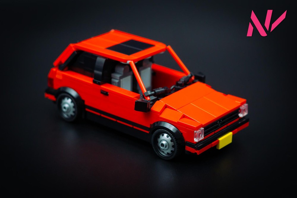 LEGO MOC Subaru Justy 4WD by NV Carmocs | Rebrickable - Build with LEGO