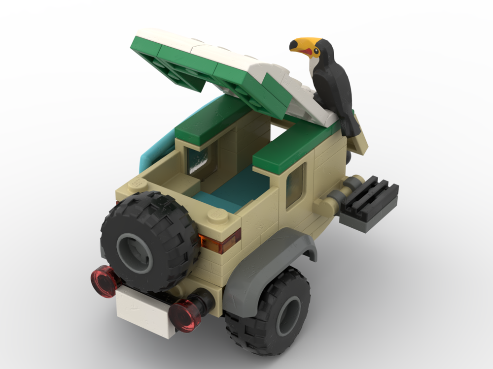 Lego Moc Teardrop Trailer By Designdad Rebrickable Build With Lego