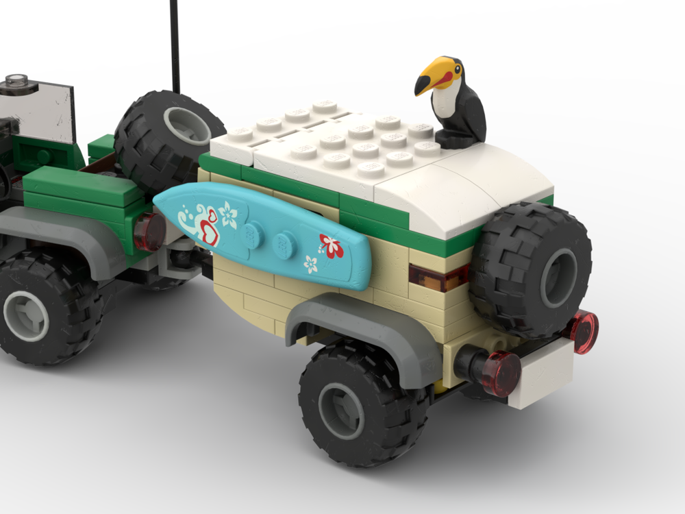 LEGO MOC Teardrop Trailer by DesignDad | Rebrickable - Build with LEGO