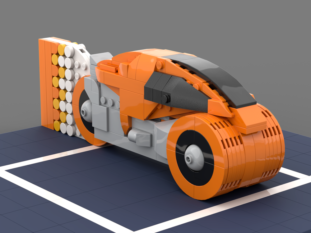 LEGO MOC TRON Lightcycle (1982) by abracada_brick | Rebrickable - Build ...