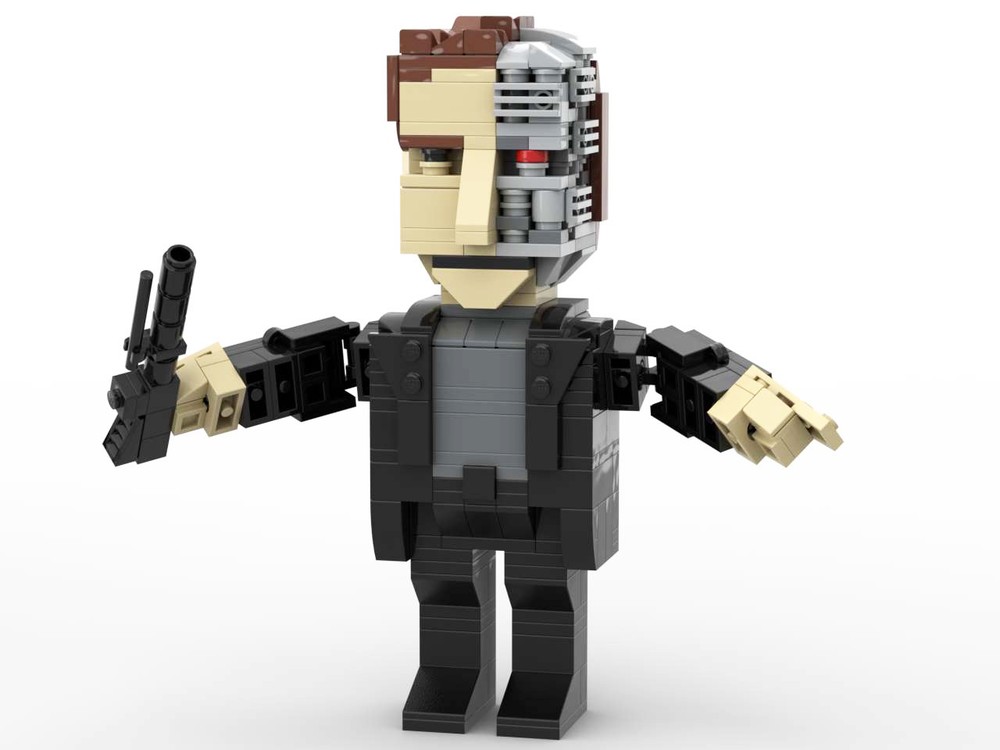Lego Moc Terminator Lego Figure By Littlebricksheroes Rebrickable