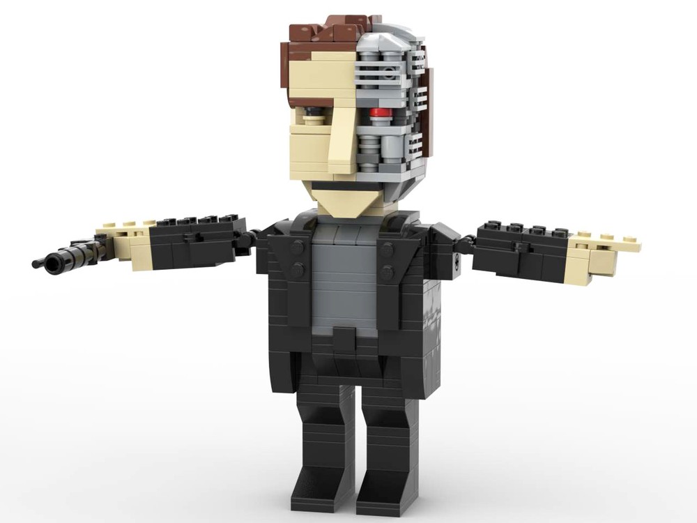 Lego Moc Terminator Lego Figure By Littlebricksheroes Rebrickable