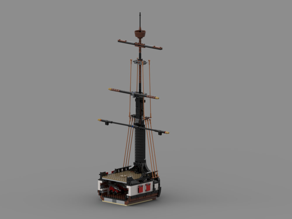 Lego Moc Barracuda Galleon Extension By Garras Rebrickable Build