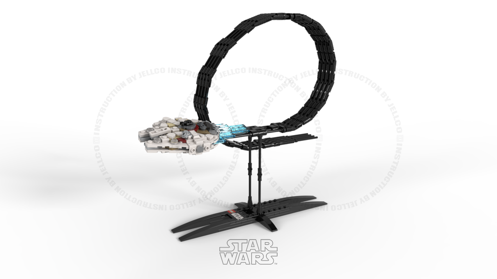 LEGO MOC Ultramicro M.falcon Desktop Version : Roller coaster Concept ...