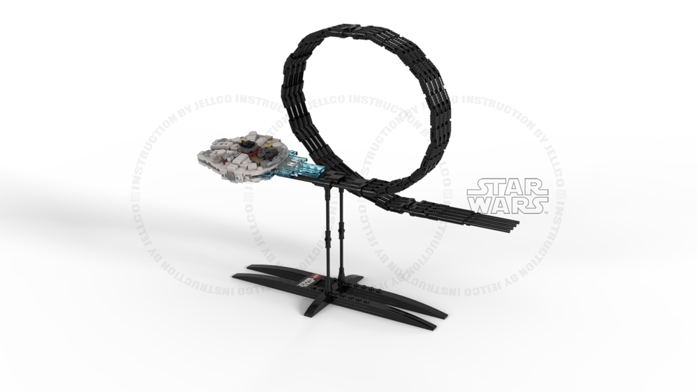 LEGO MOC-164947 Ultramicro M.falcon Desktop Version : Roller coaster ...