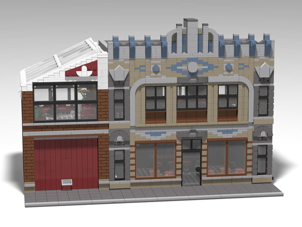 LEGO MOC Brickstone Brewery & Comedy Club Modular Building by ...