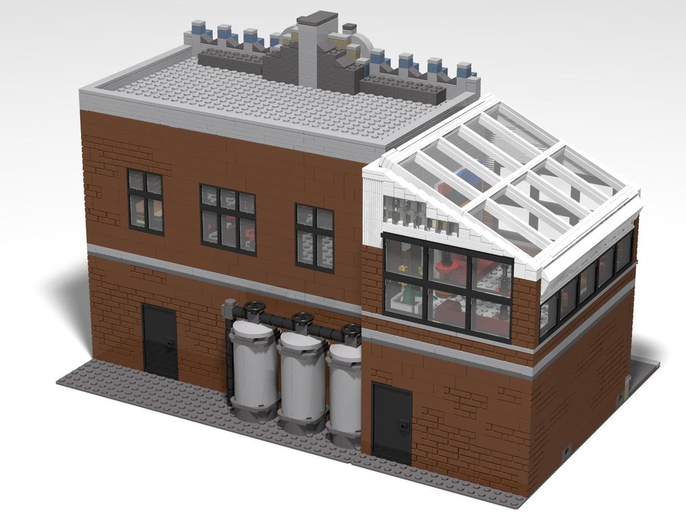 LEGO MOC Brickstone Brewery & Comedy Club Modular Building by ...