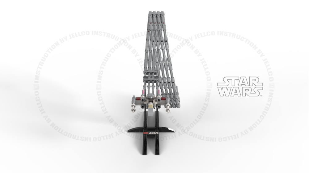 Lego Moc Ultramicro T 65b Rebel Starfighter Desktop Version Roller