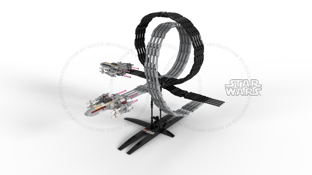 Lego Moc Ultramicro T 65b Rebel Starfighter Desktop Version Roller