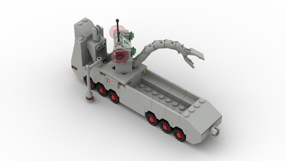 LEGO MOC PCS106 Classic Space RX5 Robot Grabber & Excavator Trailer by ...
