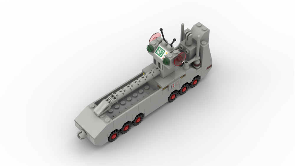 LEGO MOC PCS106 Classic Space RX5 Robot Grabber & Excavator Trailer by ...