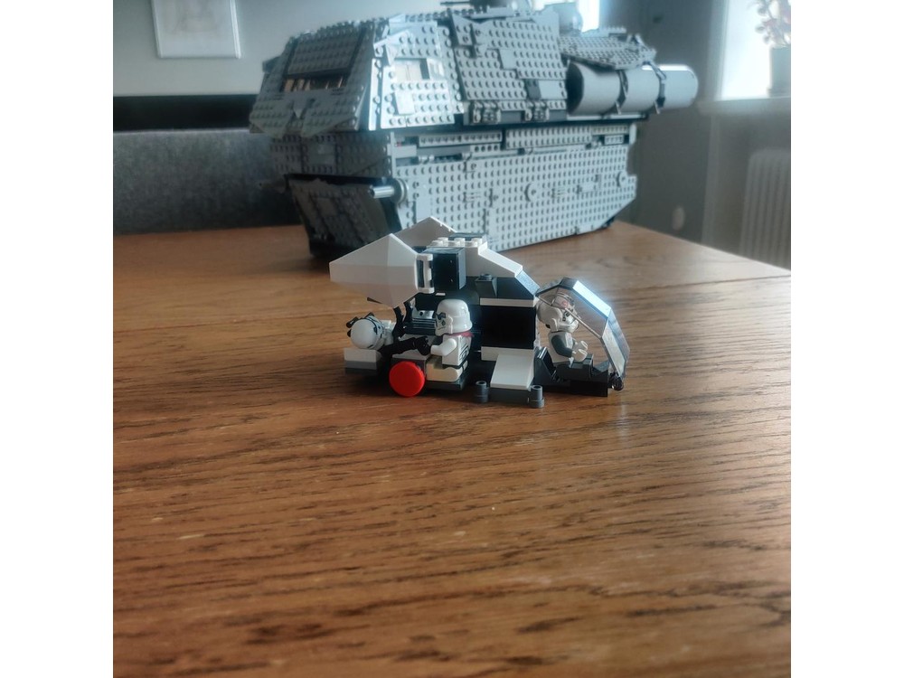 Lego Moc Imperial Medic Dropship By Nimbuzbricks Rebrickable Build