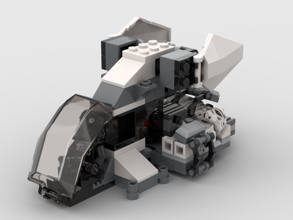 Lego Moc Imperial Medic Dropship By Nimbuzbricks Rebrickable Build