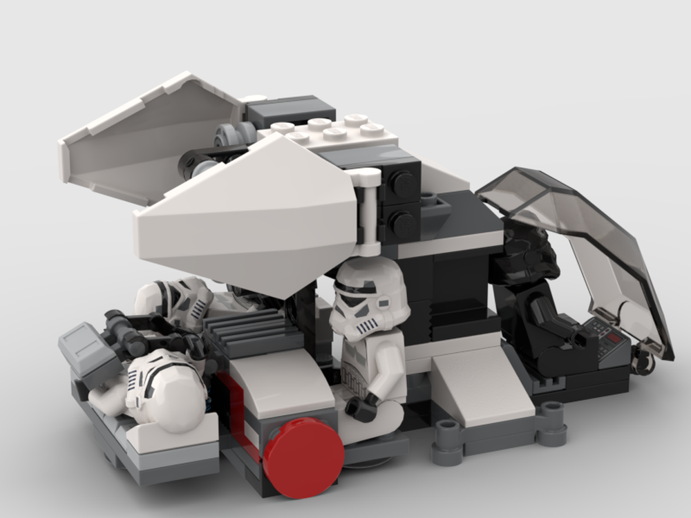 Lego Moc Imperial Medic Dropship By Nimbuzbricks Rebrickable Build