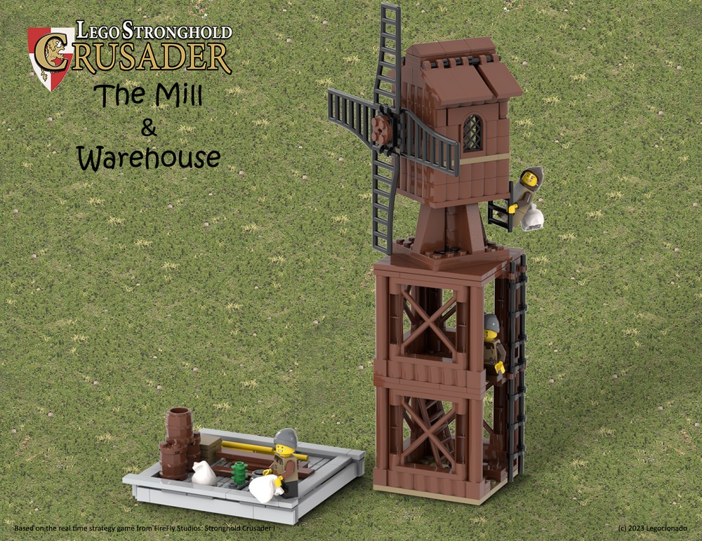 LEGO MOC Stronghold Mill & Warehouse by Legocionado | Rebrickable ...