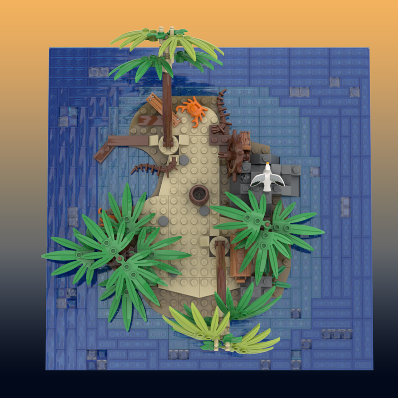 LEGO MOC Deserted pirate island by LucSoleBricks | Rebrickable - Build ...