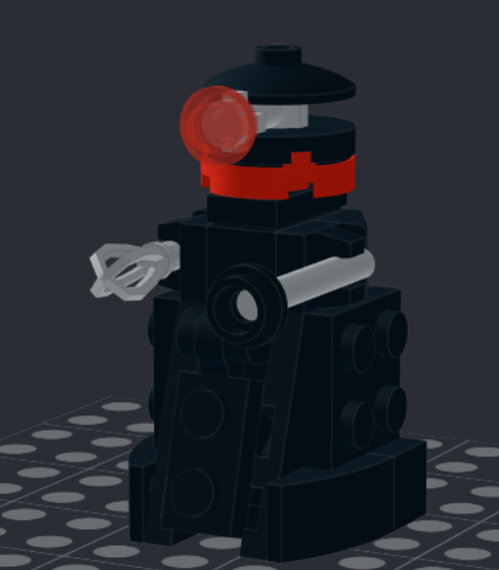 LEGO MOC dalek defence drone (red) by T.Benford | Rebrickable - Build ...