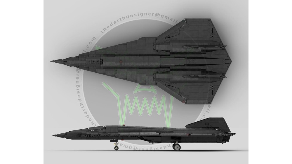 LEGO MOC SR-72 DARKSTAR | TOP GUN Maverick - 1:35 Scale by ...