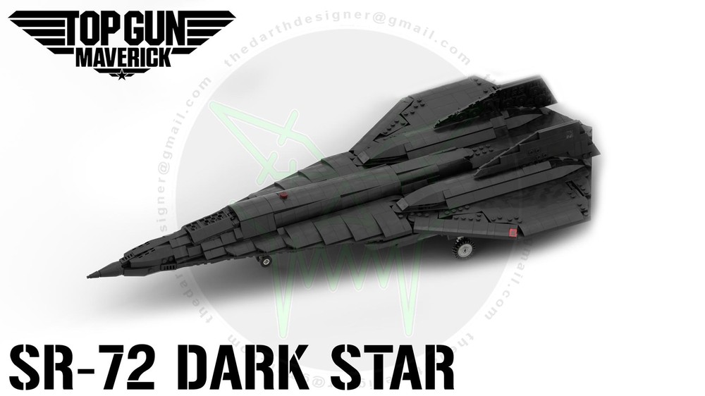 LEGO MOC SR-72 DARKSTAR | TOP GUN Maverick - 1:35 Scale by ...