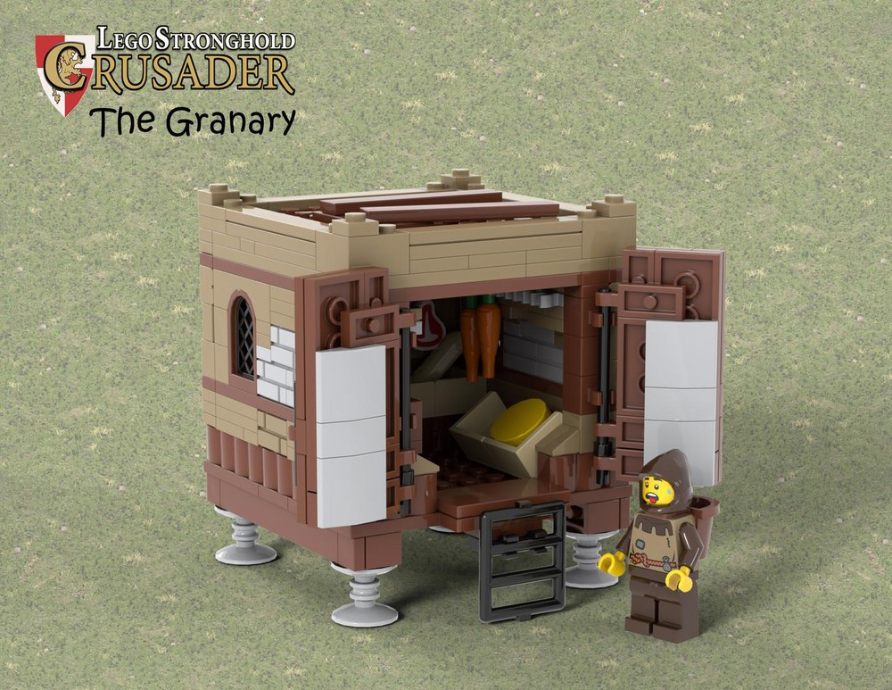 LEGO MOC Stronghold Granary by Legocionado | Rebrickable - Build with LEGO