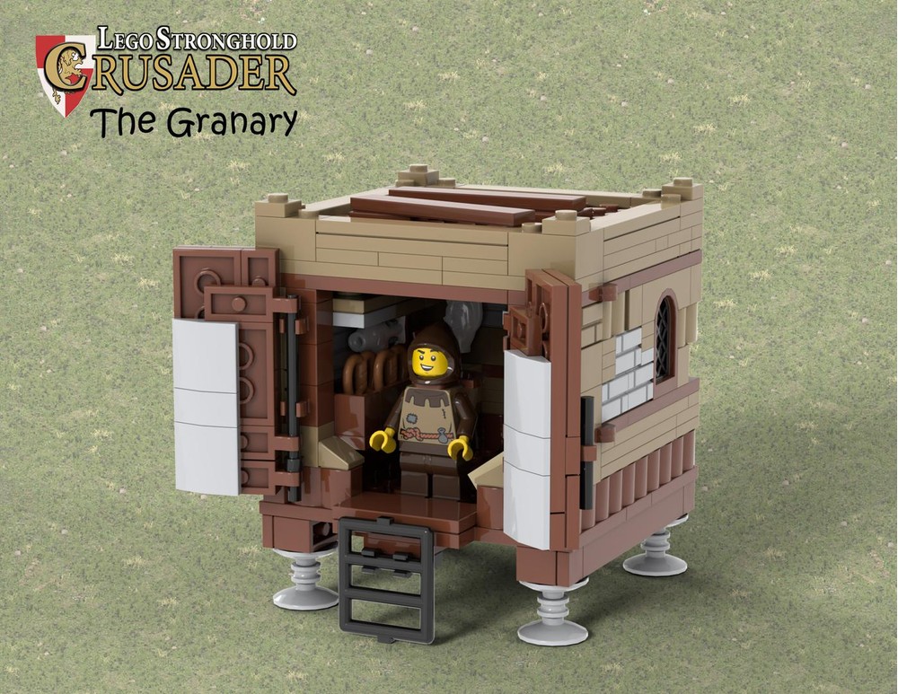 Lego Moc Stronghold Granary By Legocionado Rebrickable Build With Lego