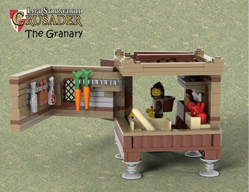 LEGO MOC Stronghold Granary by Legocionado | Rebrickable - Build with LEGO