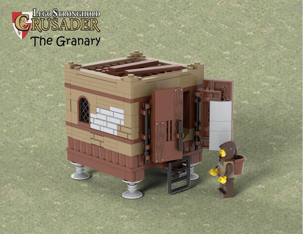 LEGO MOC Stronghold Granary by Legocionado | Rebrickable - Build with LEGO
